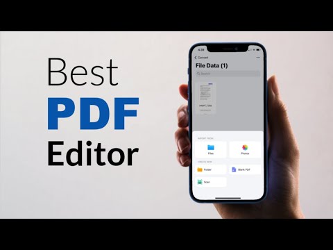 Easy Scan, Edit, Sign, Protect, Convert PDF document on iPhone