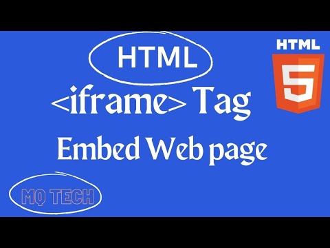 iframe tag | embed web page | MQ Tech