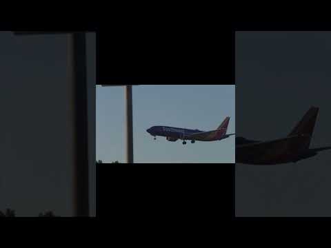Southwest 737 landing at Raleigh / Durham (RDU)