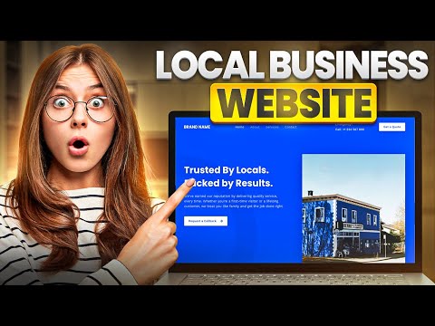 How To Create A Website For A Local Business ???? - Local Business Website Design Tutorial!