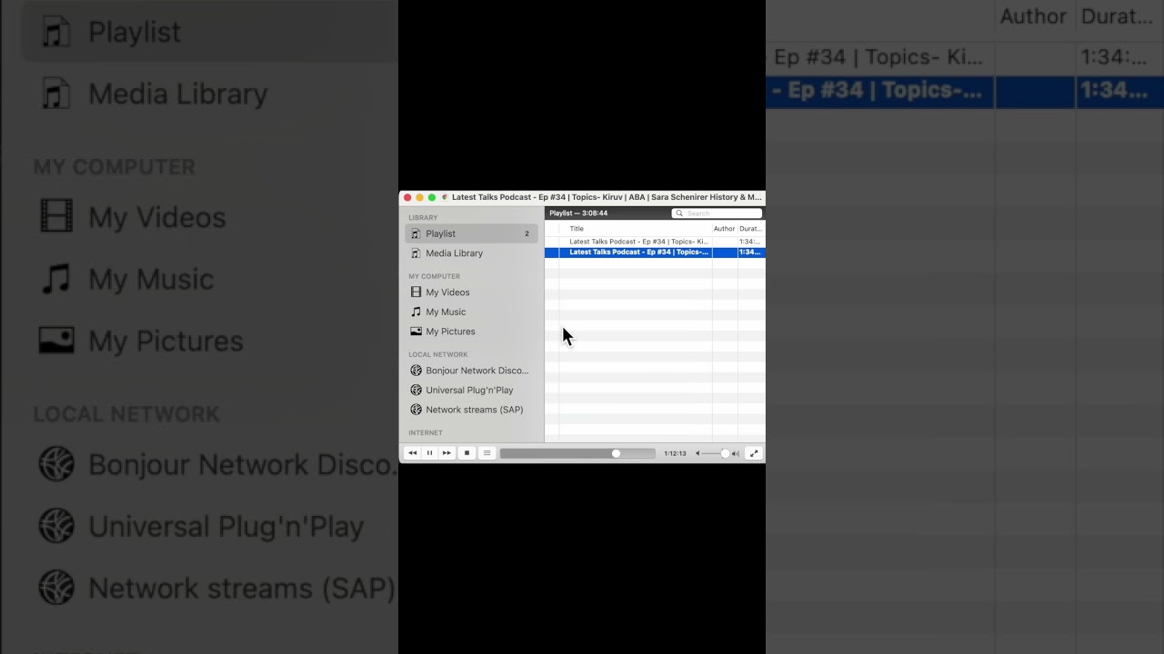 VLC desktop - how to see the progress of conversion of video files