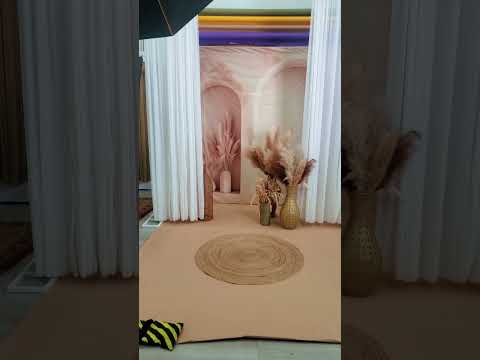 Perfect Boho arch wall for Maternity session. #photography #backdrop #photographybackdrop