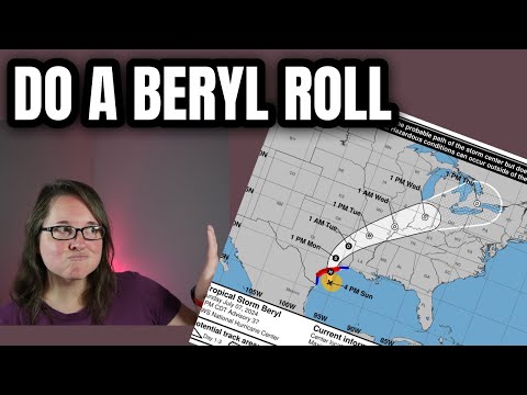 🌀 Hurricane Warning! Beryl Storm Tracker and Live Severe Weather / Tornado HQ - July 7th