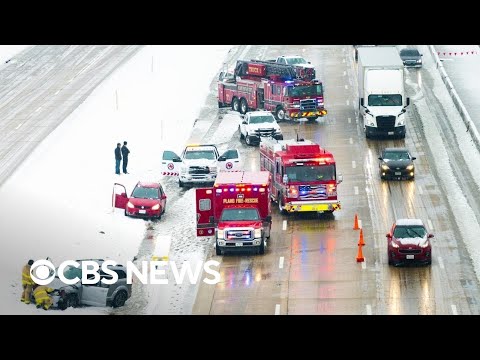Parts of the South pummeled by winter storm