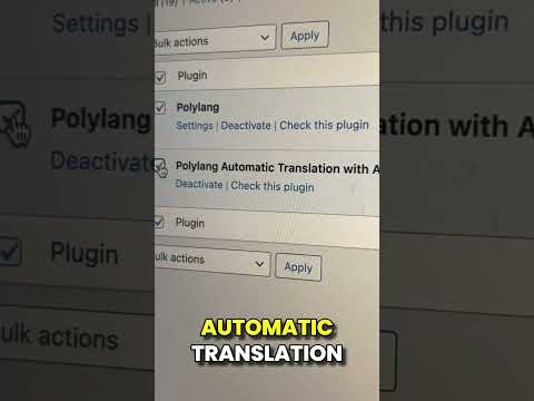Translate #wordpress with #AI effortlessly with Polylang AI Automatic Translation plugin
