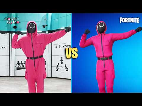 Fortnite Dances vs Real Life (Squid Game, Deadpool & Wolverine, and More Movies!)