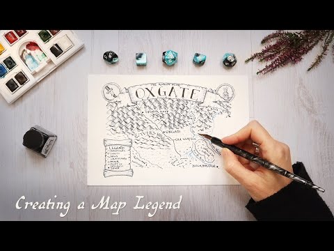 Fantasy Worldbuilding and Maps – Creating a Map Legend