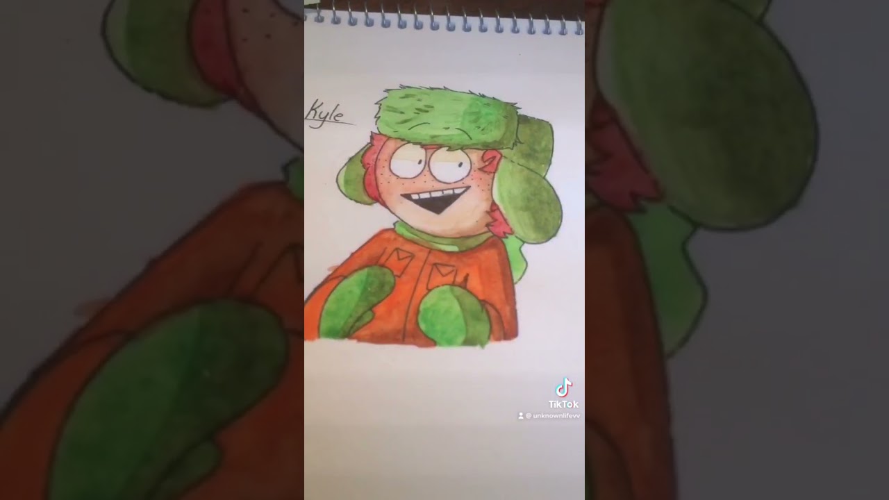 South Park in my style #art #watercolour #southpark #Kenny #Kyle #Stan #Eric