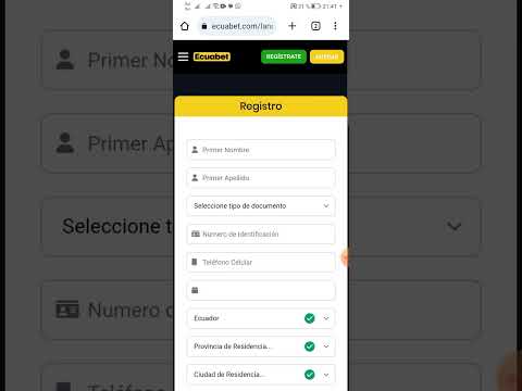 Crear cuenta de Ecuabet #viral #viralyoutubevideo #ecuador