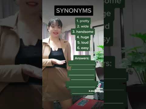 SYNONYM CHALLENGE! #englishlessonsonline