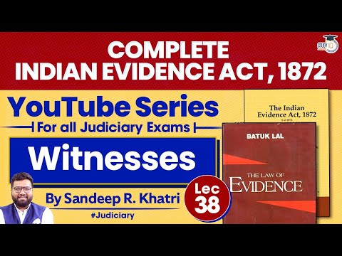 Witnesses Video Lecture - Crash Course for Judiciary Exams