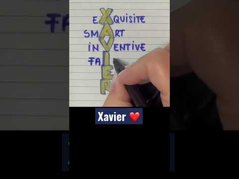 Meaning of the name XAVIER #meaning #name #xavier