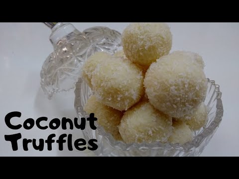 Sweet Coconut Balls | White Chocolate Truffle | Easy & Quick Recipe | #21