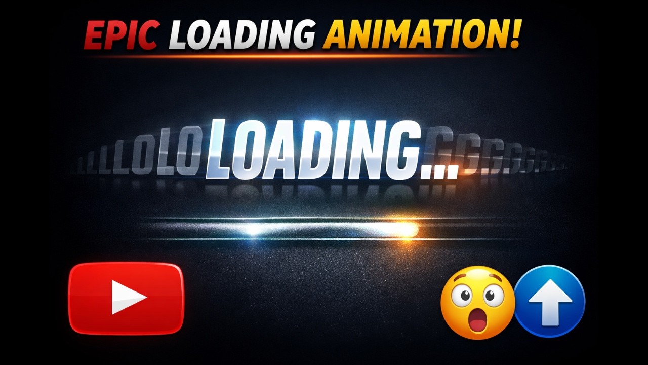 Amazing Text Loading Animation Using Only HTML & CSS | No JavaScript Needed