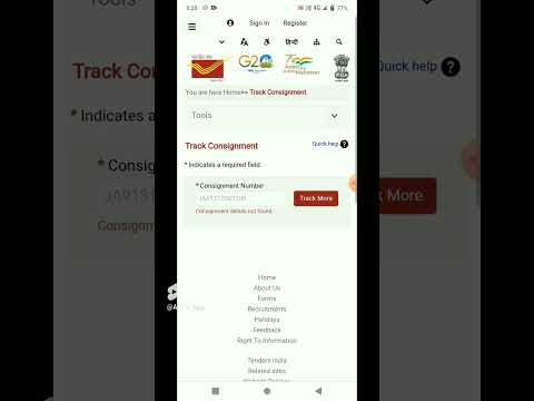 consignment detail not found Indian Post tracking number se track kaise kare #details #found