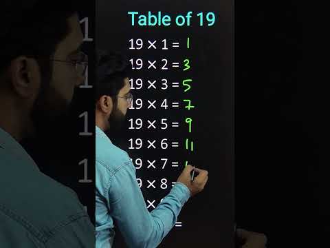 Table of 19 trick | #tricks #maths #shorts #short #tableof19 #katarsinghclasses #youtubeshorts