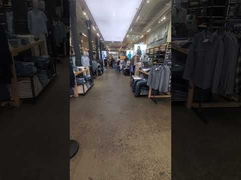 shopping at Levi's store
