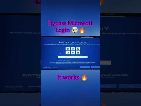 ByPass Microsoft Account Login in any Windows using this trick 🔥🔥🔥