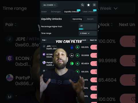 DEXTools Introduces Liquidity & Token Unlock Features 🔓
