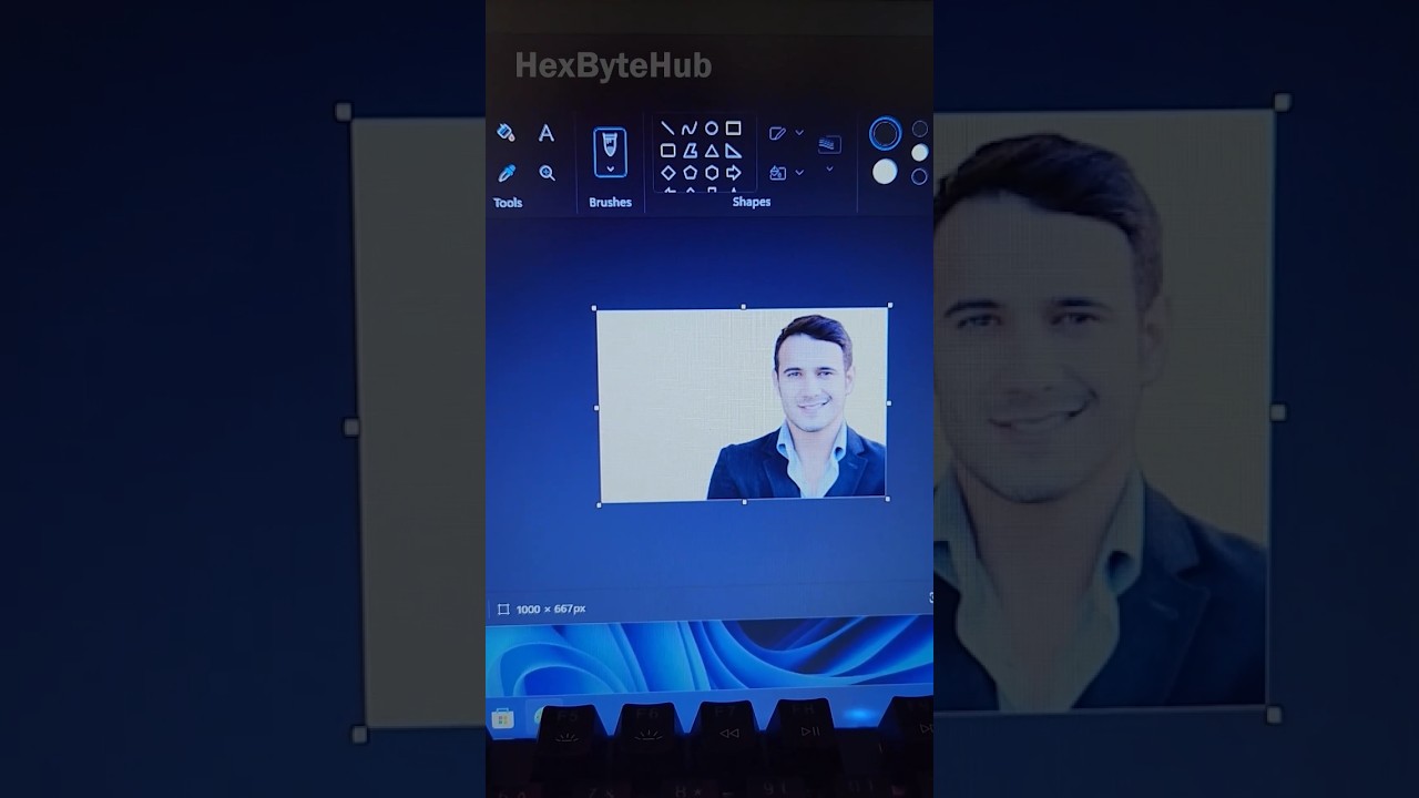 📷 How to Remove Background in Paint Program #windows #microsoft #paint #tech #windows11