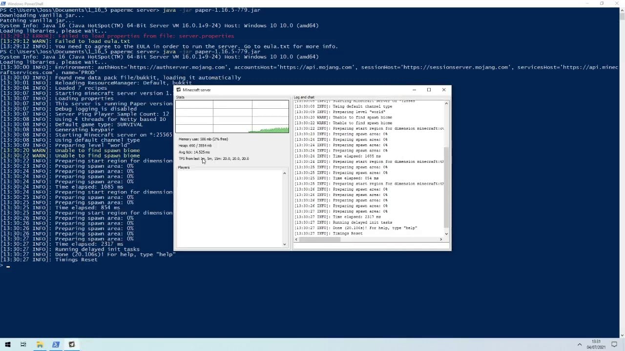 Papermc plugin development 001 - Set up and use papermc for use on command line