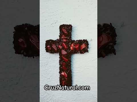 Original Art Creation - Made of Rocks Wall Cross