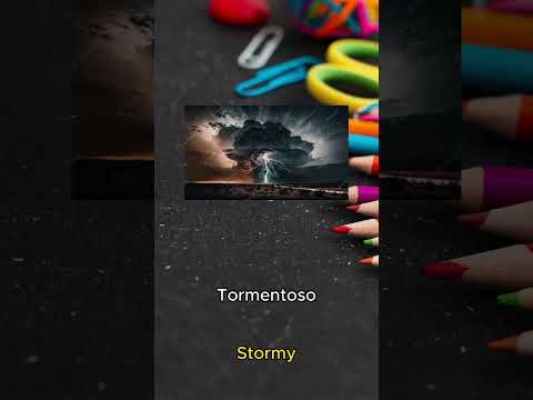 How to say stormy in spanish (native pronunciation)