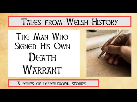The Welshman who signed his own Death Warrant. The story of John Jones. #WelshHistory