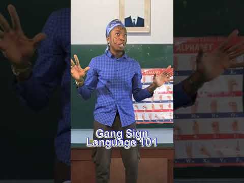 Gang Sign Language