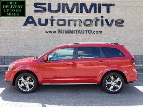2017 DODGE JOURNEY CROSSROAD PLUS AWD REDLINE WALK AROUND REVIEW 7T250A SOLD! www.SUMMITAUTO.com