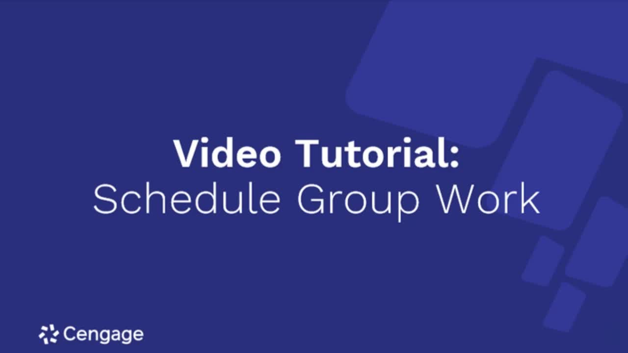 Delivering Group Work in WebAssign