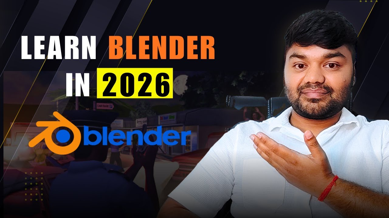 🔥Learn Blender in 2026 | Complete Beginner Roadmap for 3D, Animation & CGI