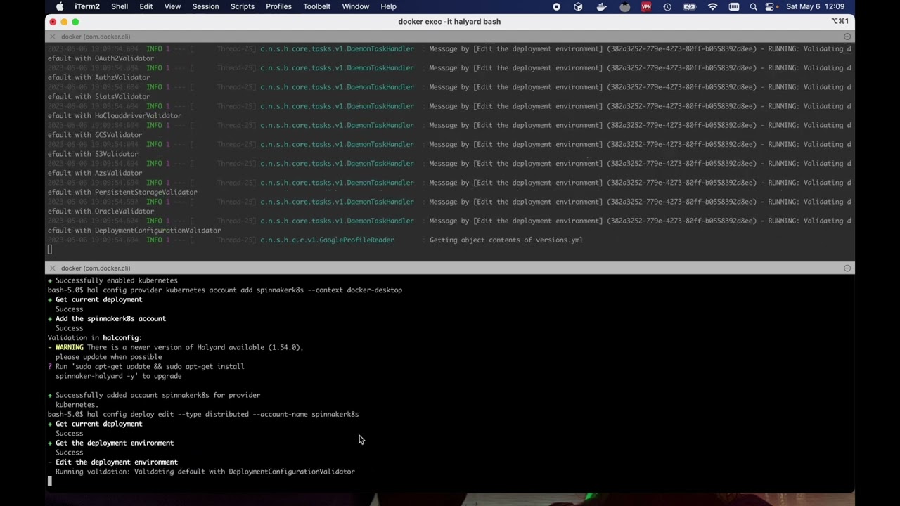 Setup a local Spinnaker instance on Docker Desktop with kubernetes