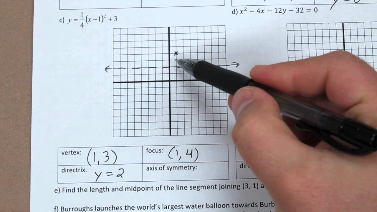Problem c - Algebra 2 Chapter 9 Practice Test
