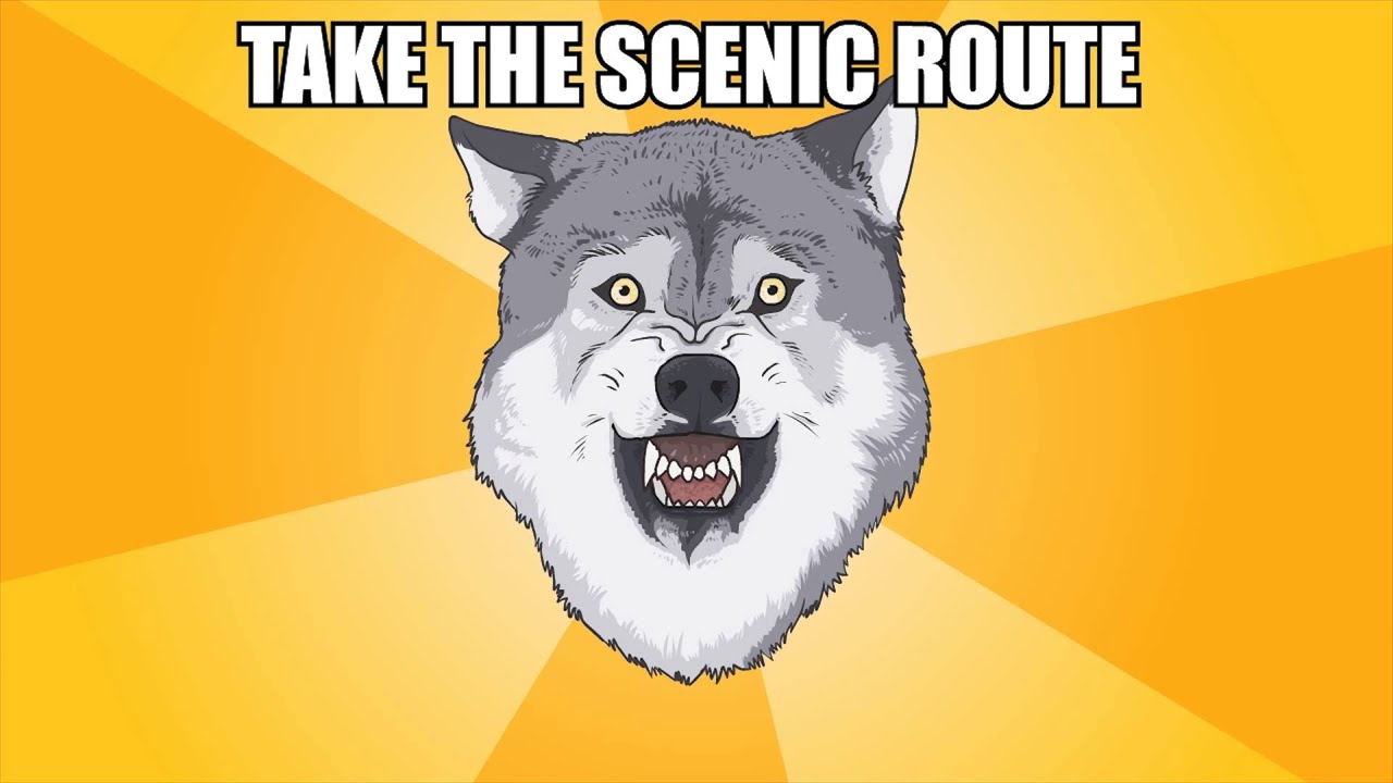 SCENIC ROUTE - Courage Wolf