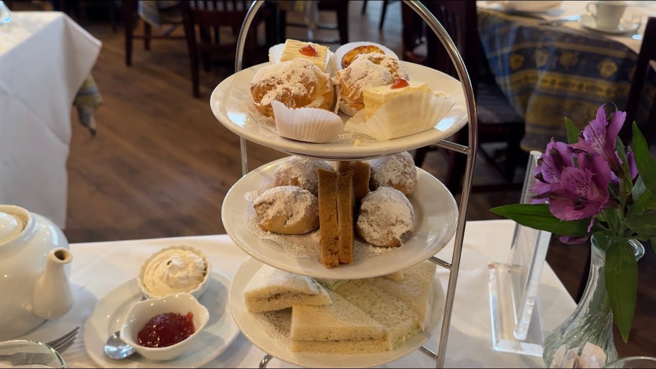 Reviewing Afternoon Tea at Lavendou Bistro Provincial - Dallas