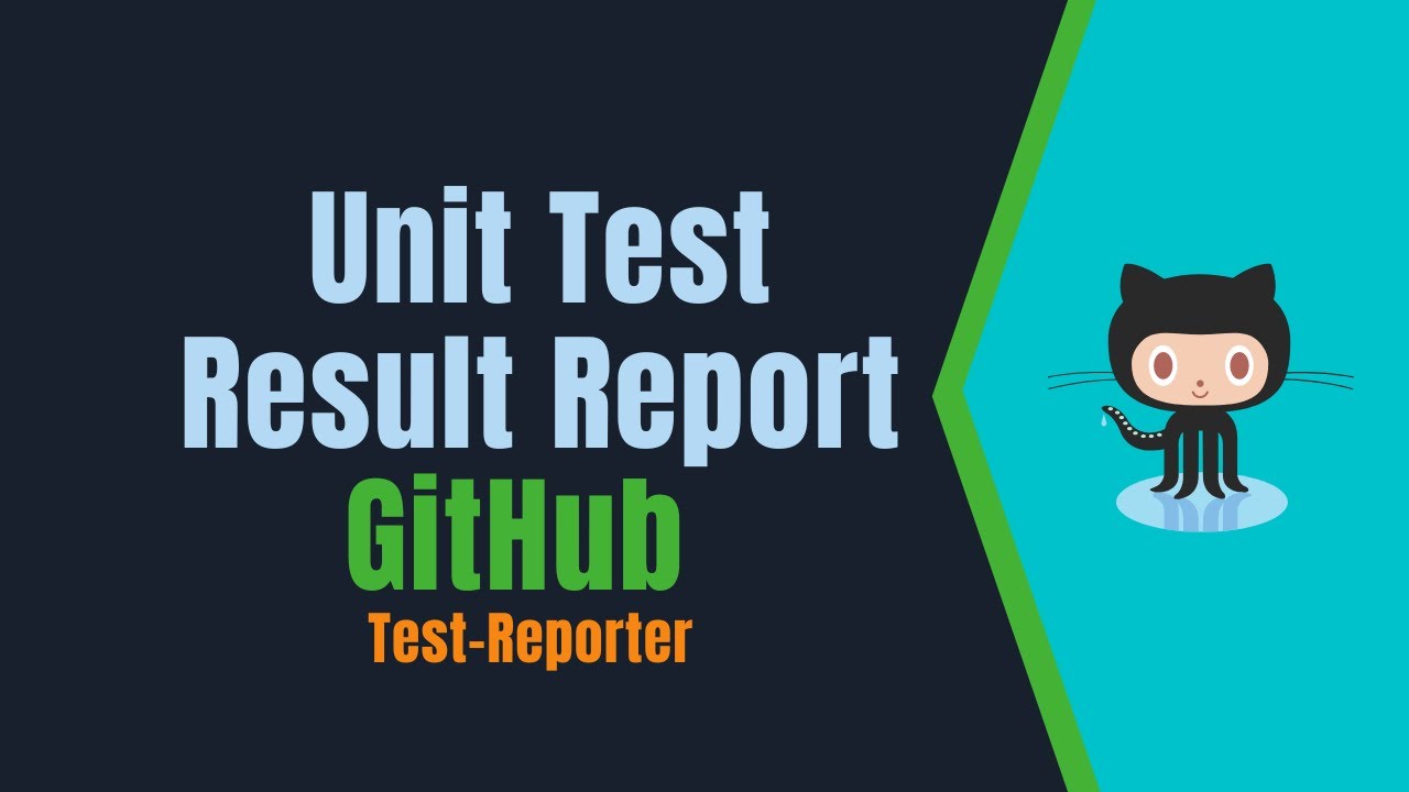 GitHub Actions for publishing Unit test result | Unit testing result GitHub Action | GitHub action