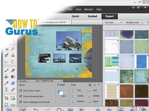 How To Change a Background in Adobe Photoshop Elements 11 12 13 14 15 Effects Tutorial