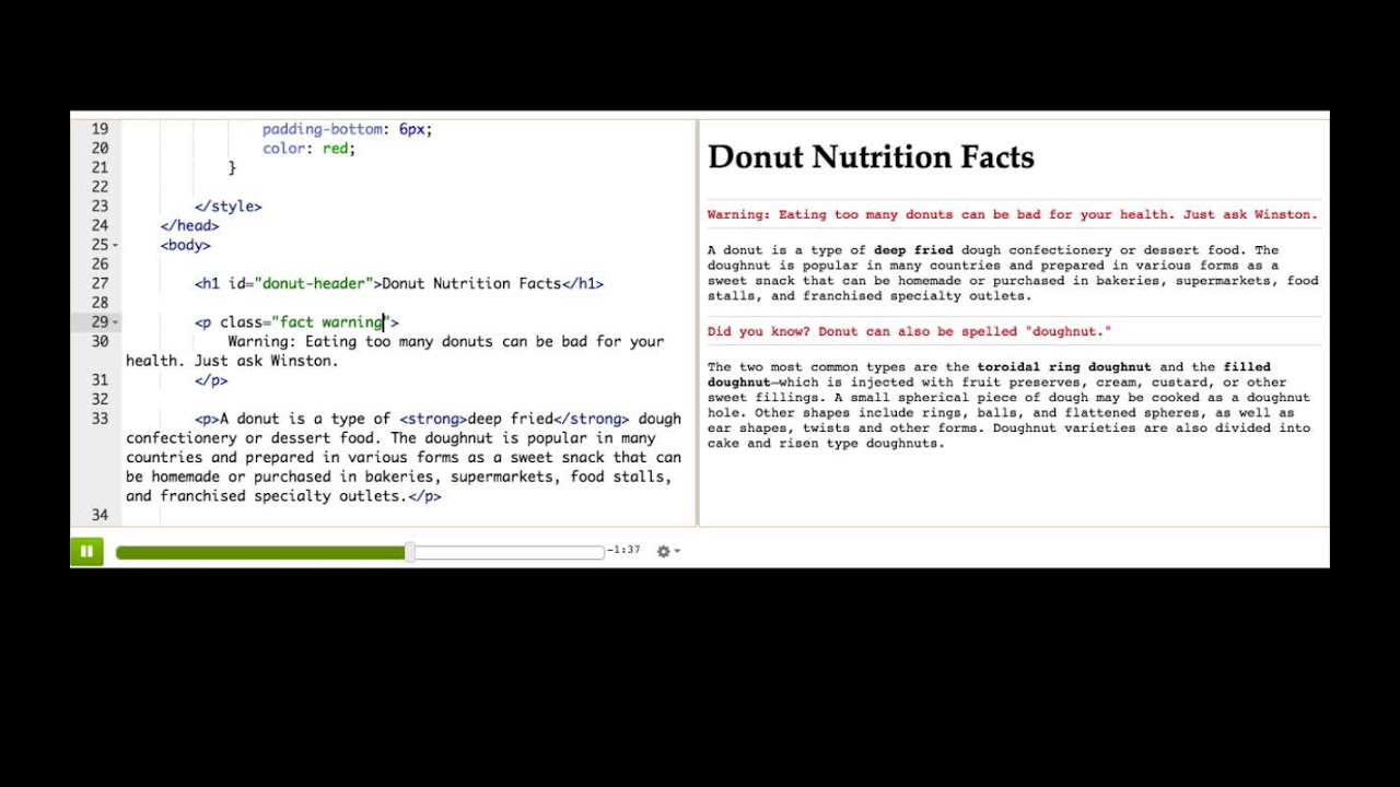 Using multiple CSS classes | Computer Programming | Khan Academy