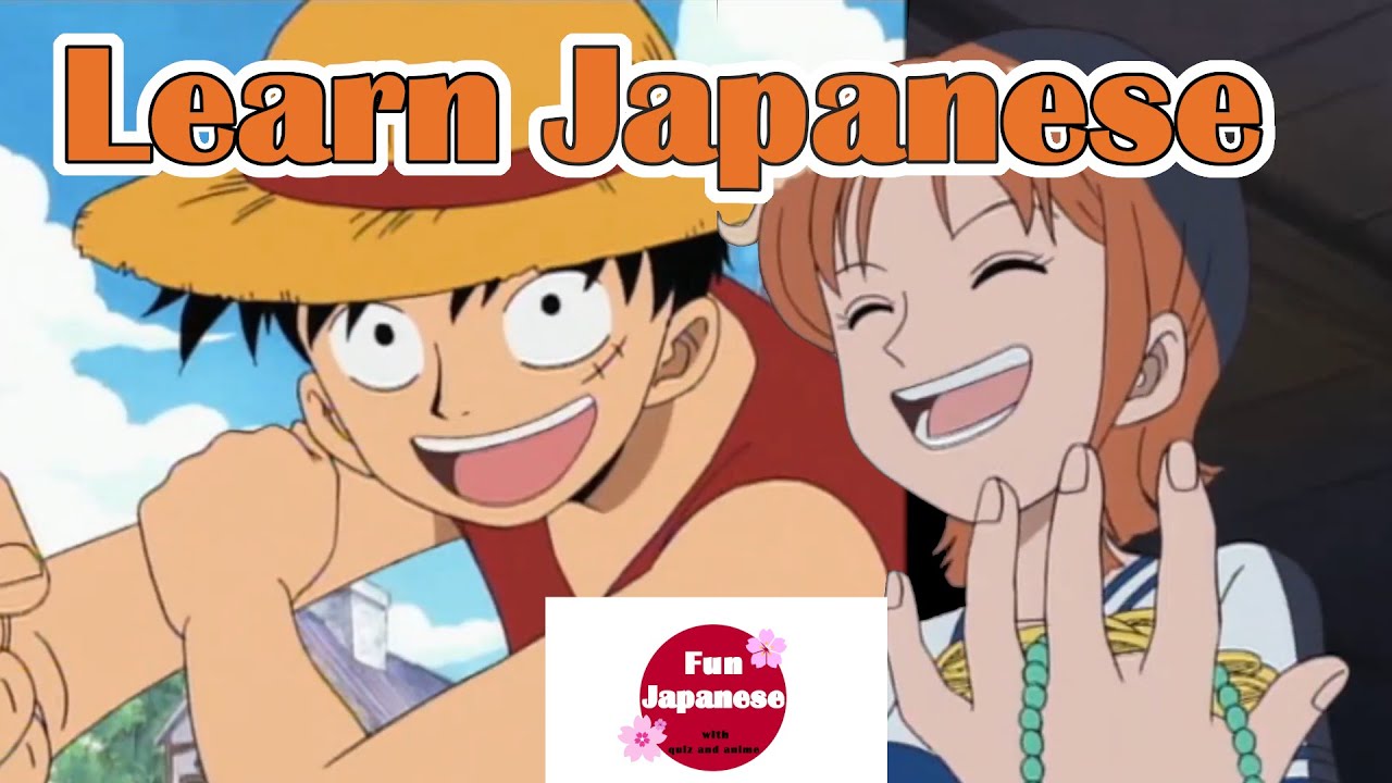 Learn Japanese with one piece/ easy phrases/ explanations for beginners