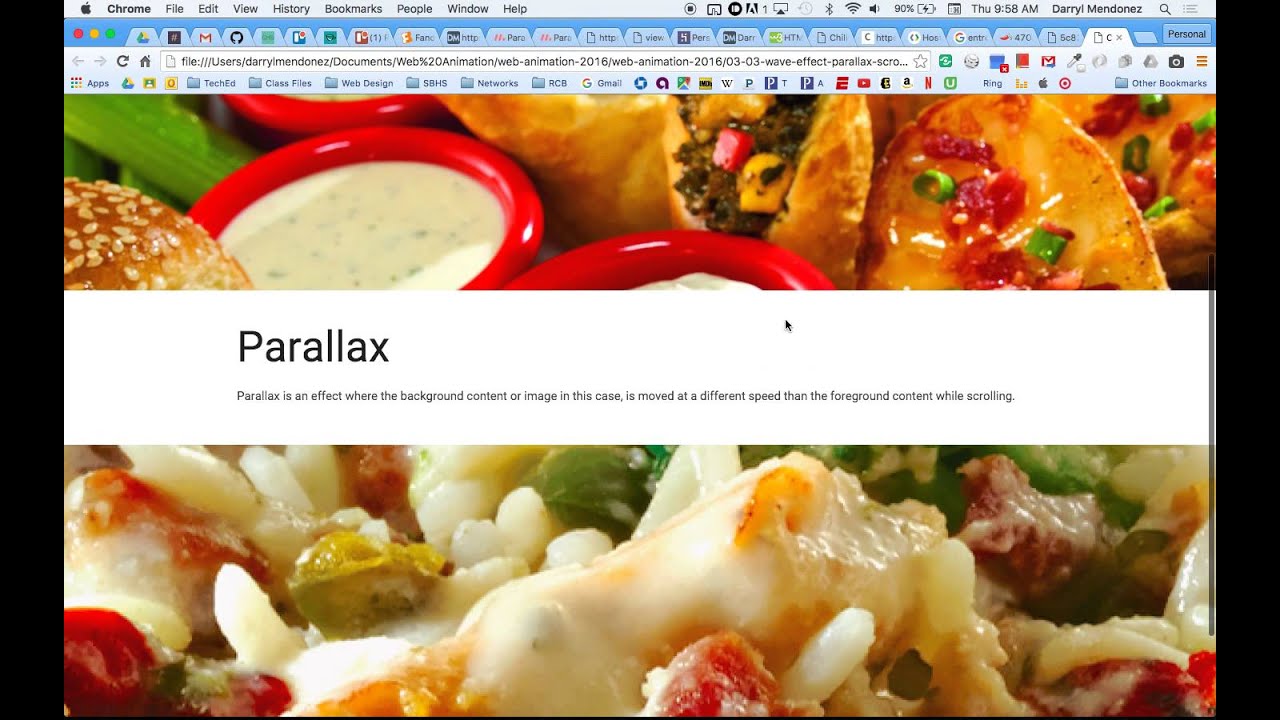 MaterializeCSS -  Wave Effect, Parallax, and Scrollspy