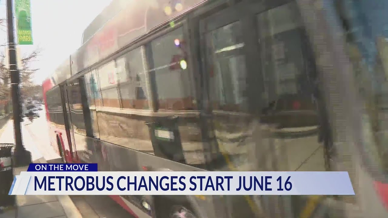 Changes to over 30 Metrobus routes starting in June