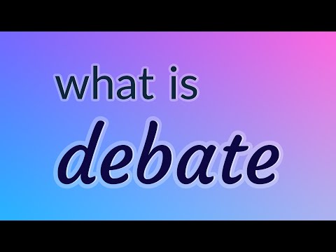 Debate - 109 English Vocabulary Flashcards