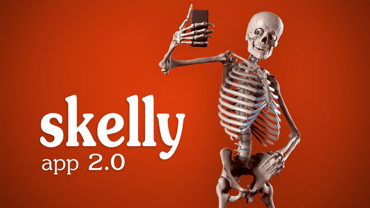 Skelly App 2.0 Trailer - Posable Art Model