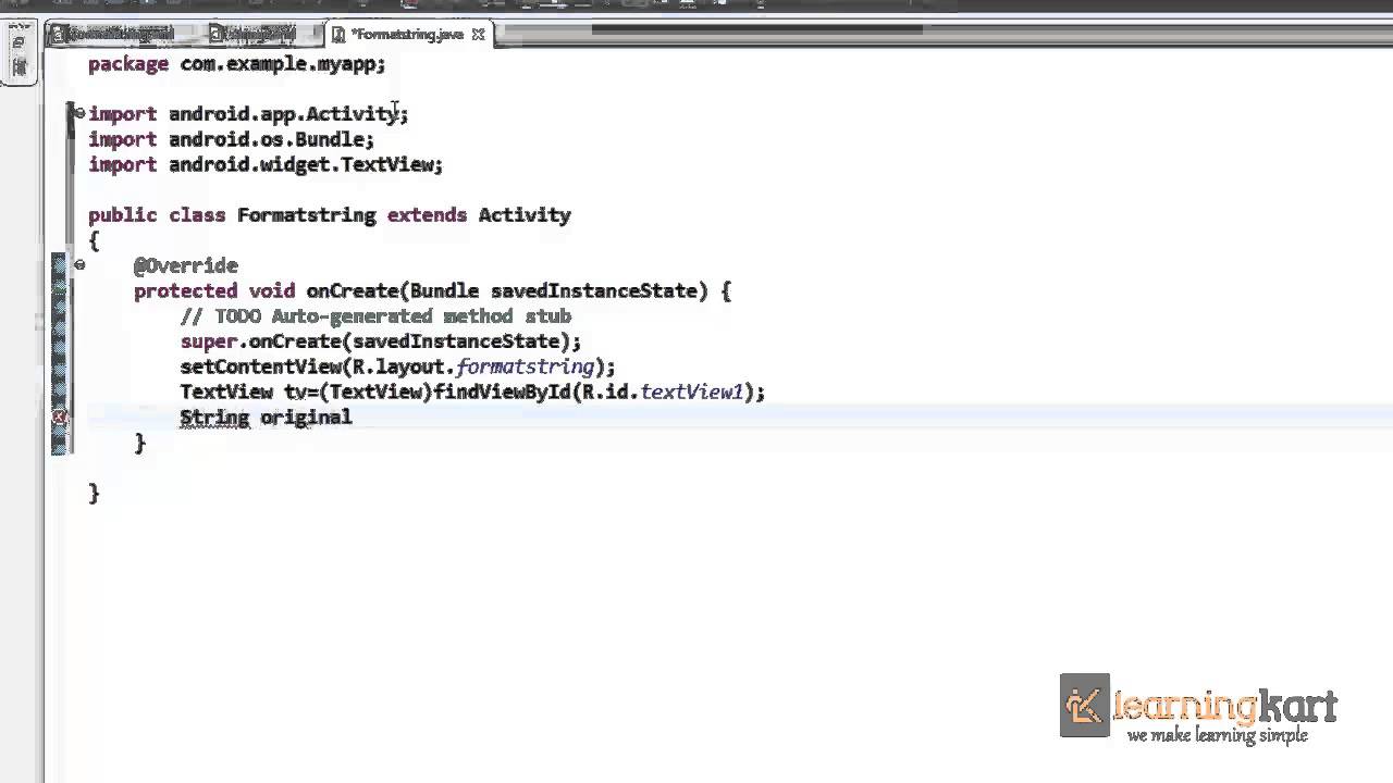 Format Input String in Android