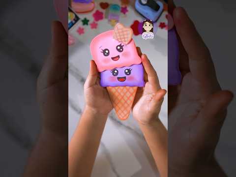 Ideas para manualidades en foami #55 😍 #diy #art #diycraft #craftideas #helado