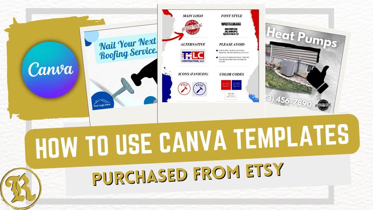 How to use Canva Templates purchased from Etsy - Social Media Templates, Ad Templates, and More