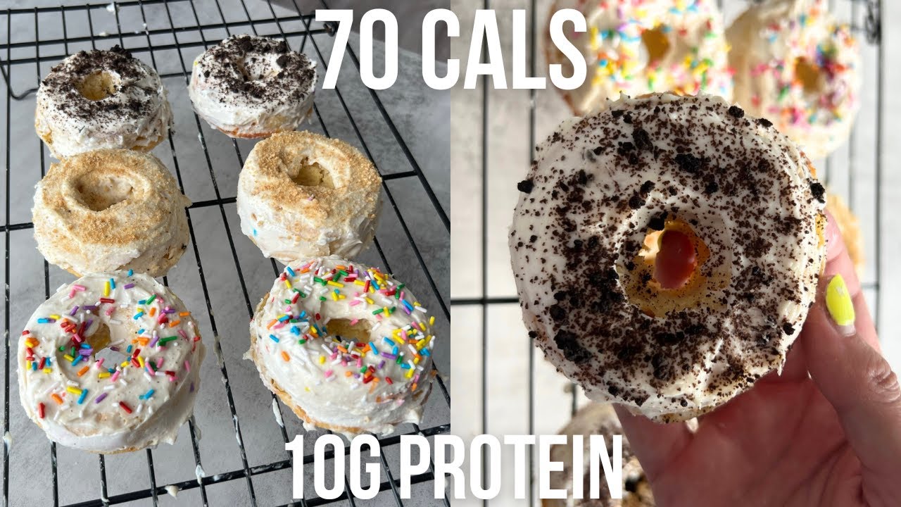 High Protein, Low Calorie Donut Recipe | 70 Calories Each!