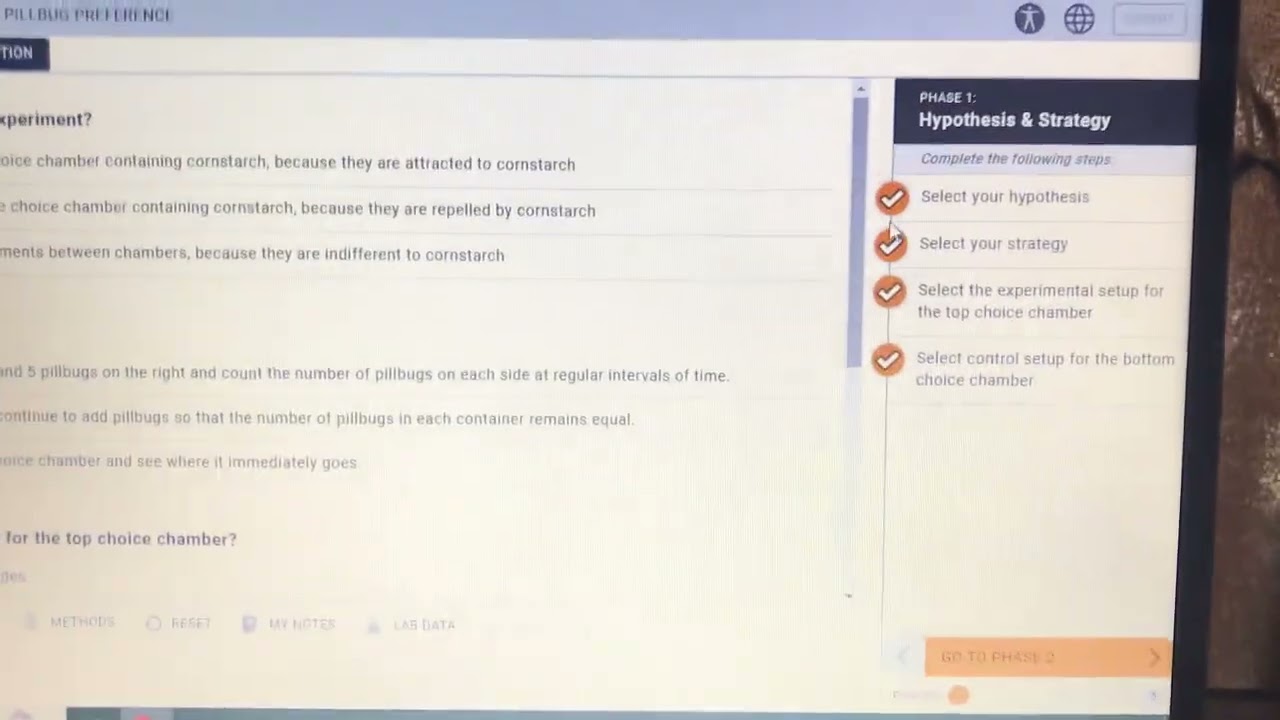 Chapter 1 LAB Applying the Scientific method – Pillbug preference - A&P 1