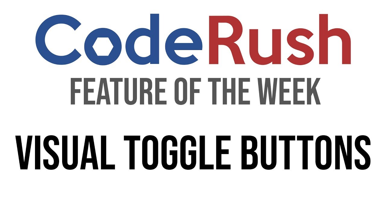 CodeRush FotW: Visual Toggle Buttons